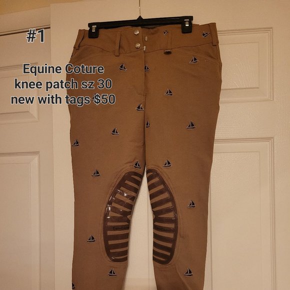 Equine Coture | Pants & Jumpsuits | Equine Couture Sail Boat Riding ...
